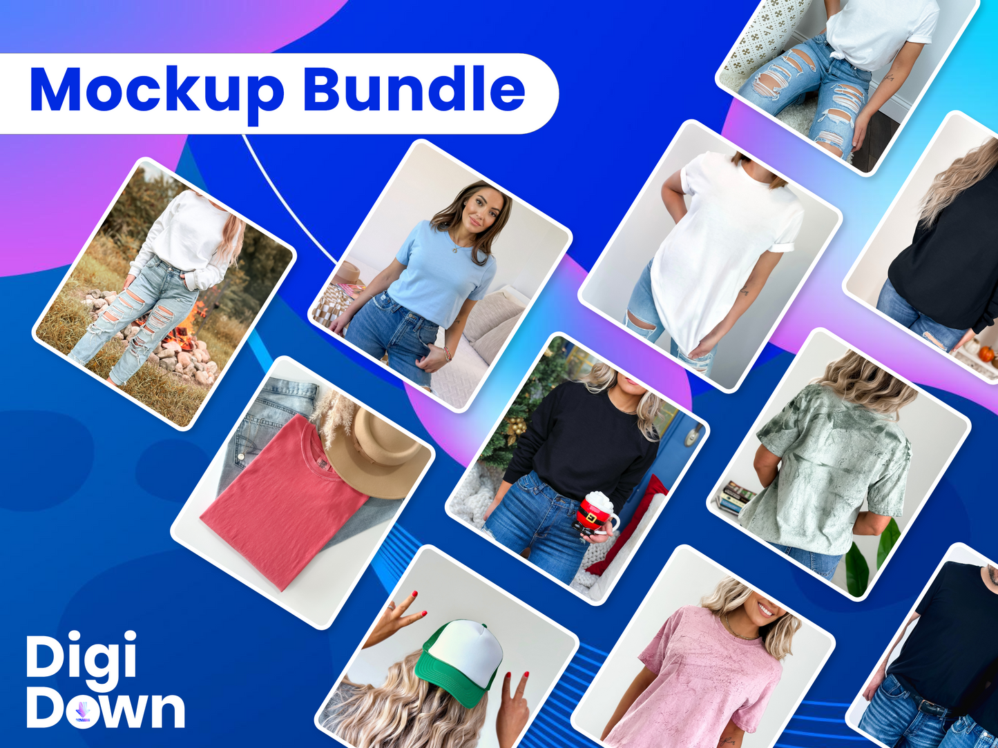 Ultimate Mockup Pack & Toolkit: Hoodies, Tees, Joggers, Hats, Comprehe – DigiDown